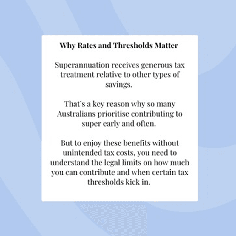 Superannuation Rates & Thresholds 2025–26: Complete Guide | LodgePro